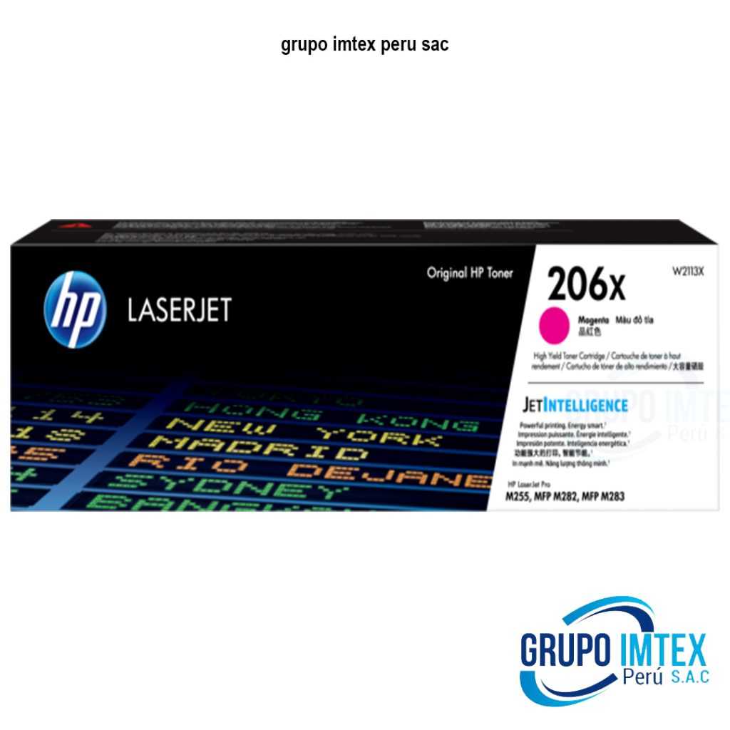 Toner HP 206X W2113X【 L.J. M255 】Magenta