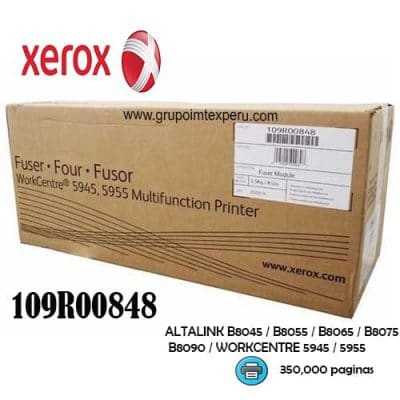 fusor xerox 109r00848 workcentre 5945 / 5955 grupo imtex peru sac