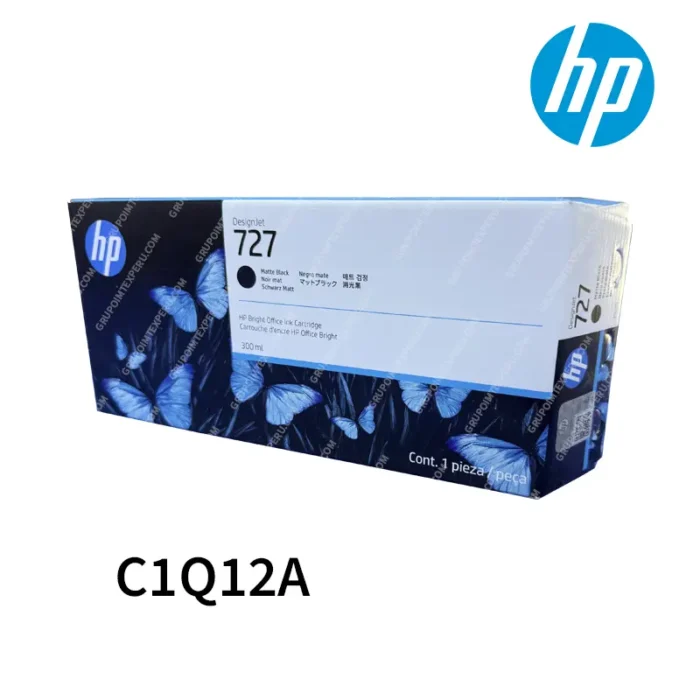 Tinta Hp 727 Matte Black C1Q12A Designjet T1500, T920, T2500